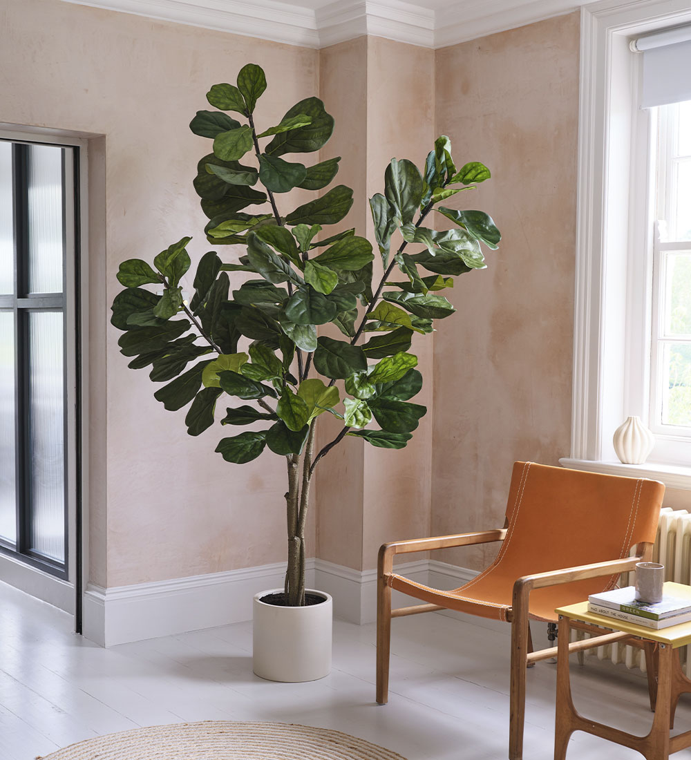 Artificial Fiddle-leaf Fig Tree | Realistic Indoor Faux Tree