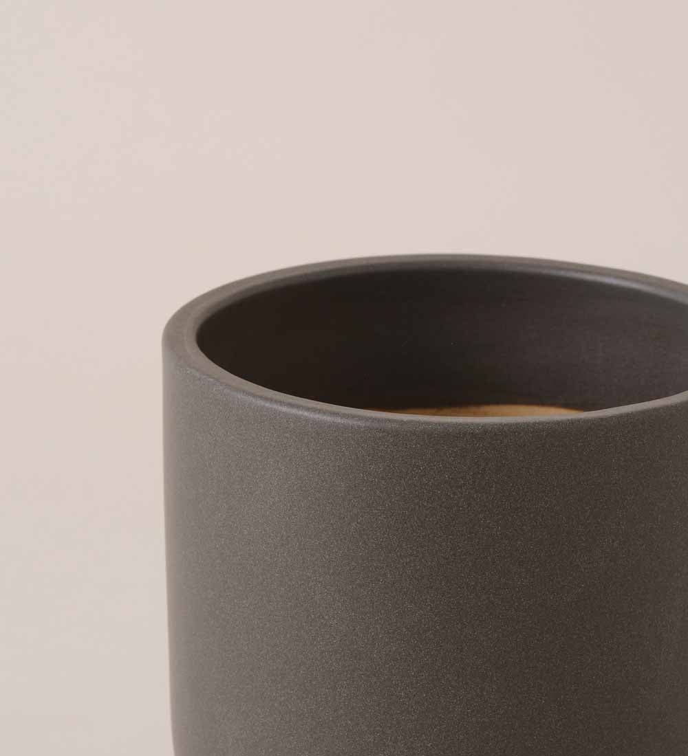 Graphite Earthenware Pot (16cm)